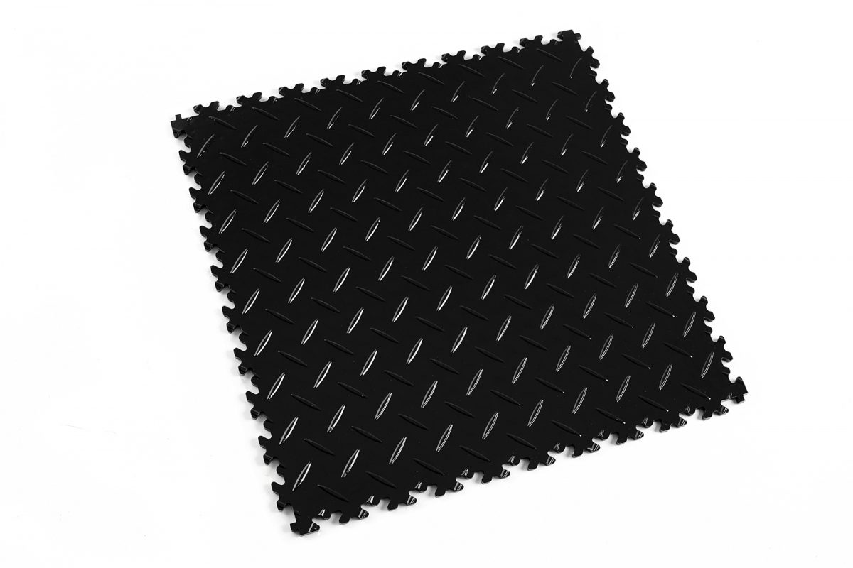 PVC Industry Diamonds Black – Rubberdeal